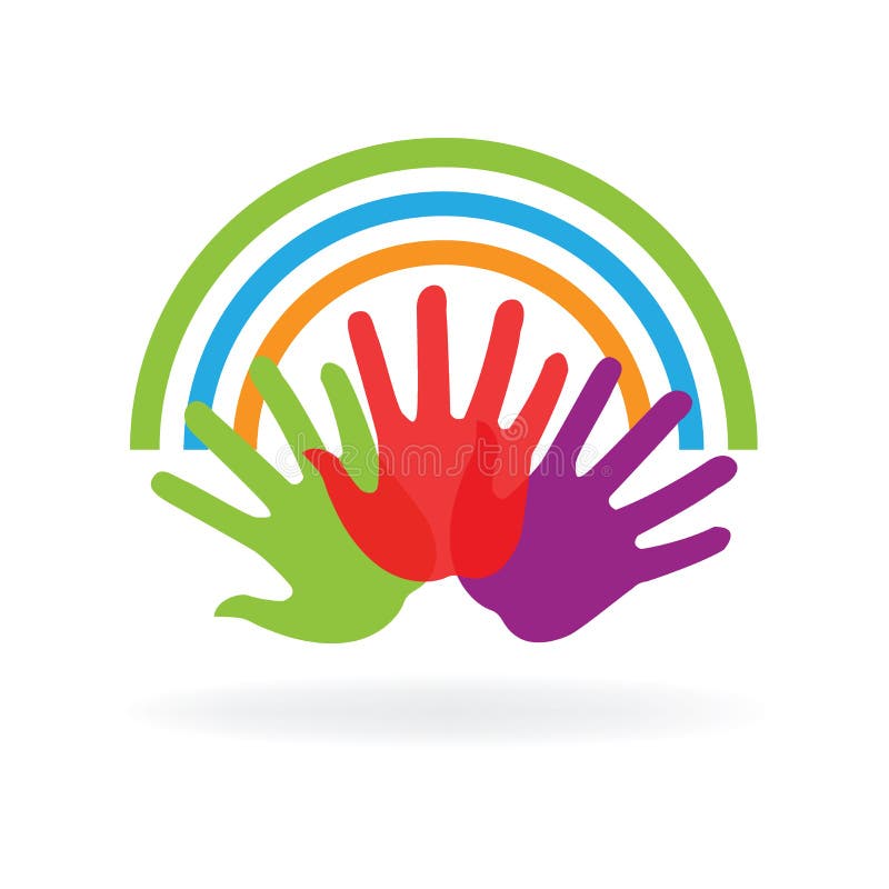 Group of Hands, Teamwork Logo Icon Stock Vector - Illustration of ...
