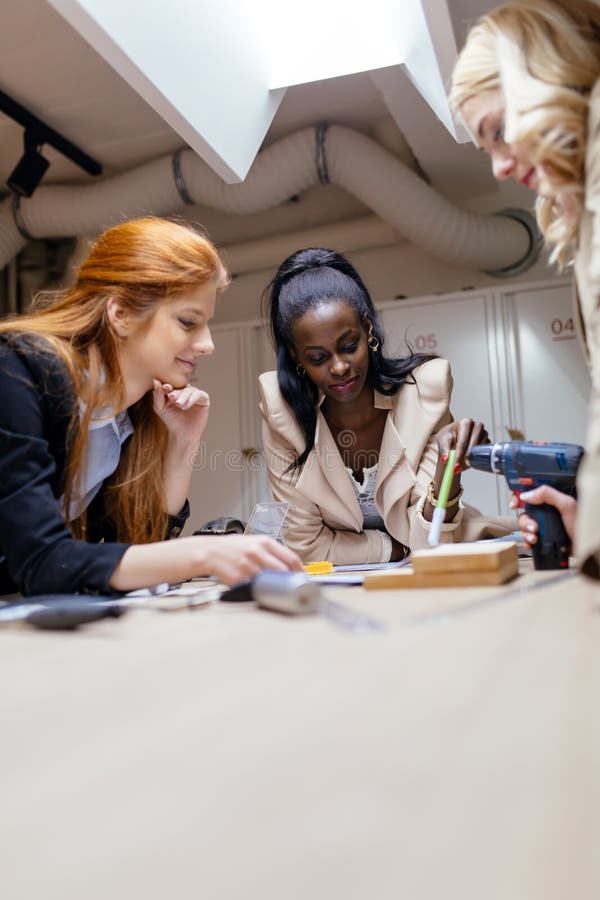 Creative Group of People Designing Stock Photo - Image of indoors ...