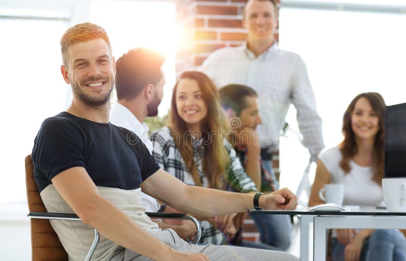 Creative Group of Young People in the Office Stock Photo - Image of ...