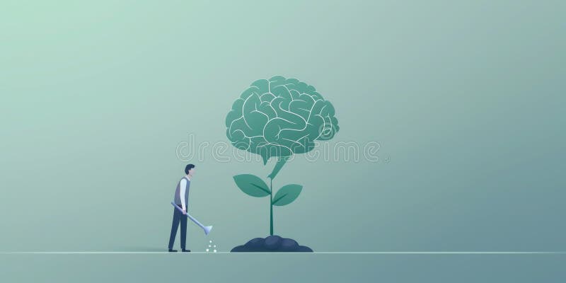Creative Growth Concept Illustration Stock Illustration - Illustration ...