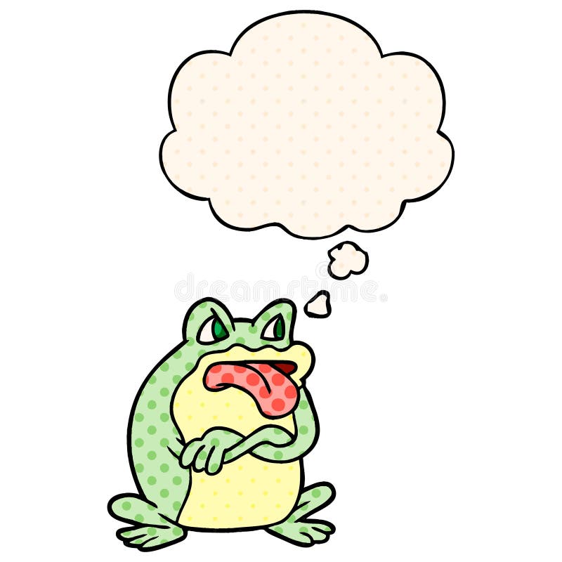 Frog Thinking Stock Illustrations – 450 Frog Thinking Stock ...