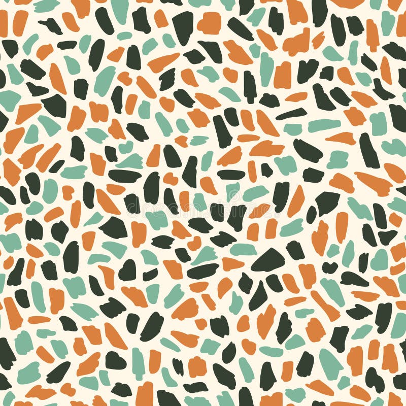 Creative Grunge Triangles Seamless Pattern. Abstract Geometric Texture ...