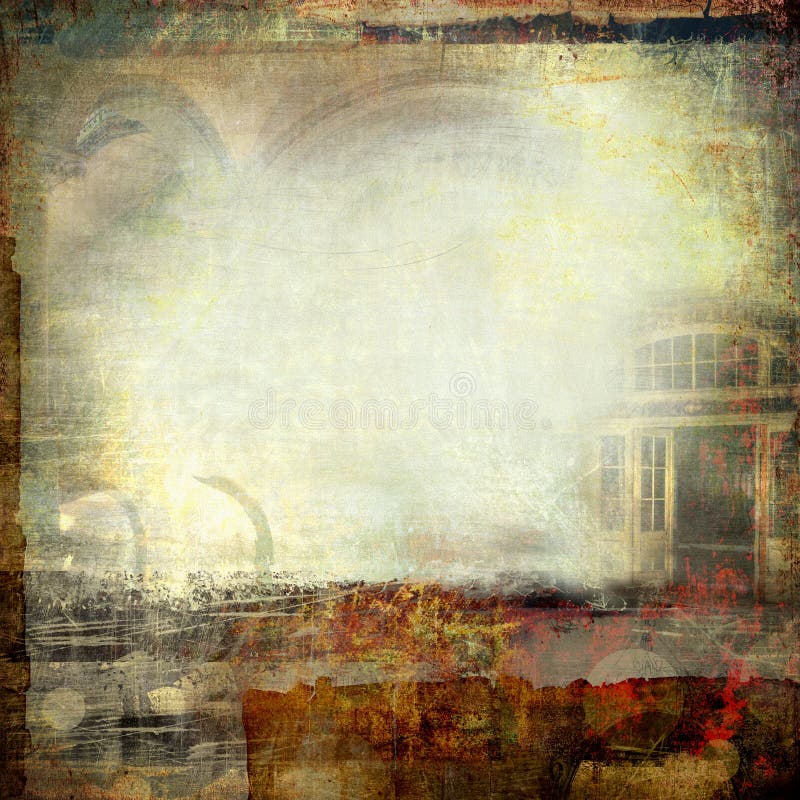 Creative grunge collage stock image. Image of texture - 24460943