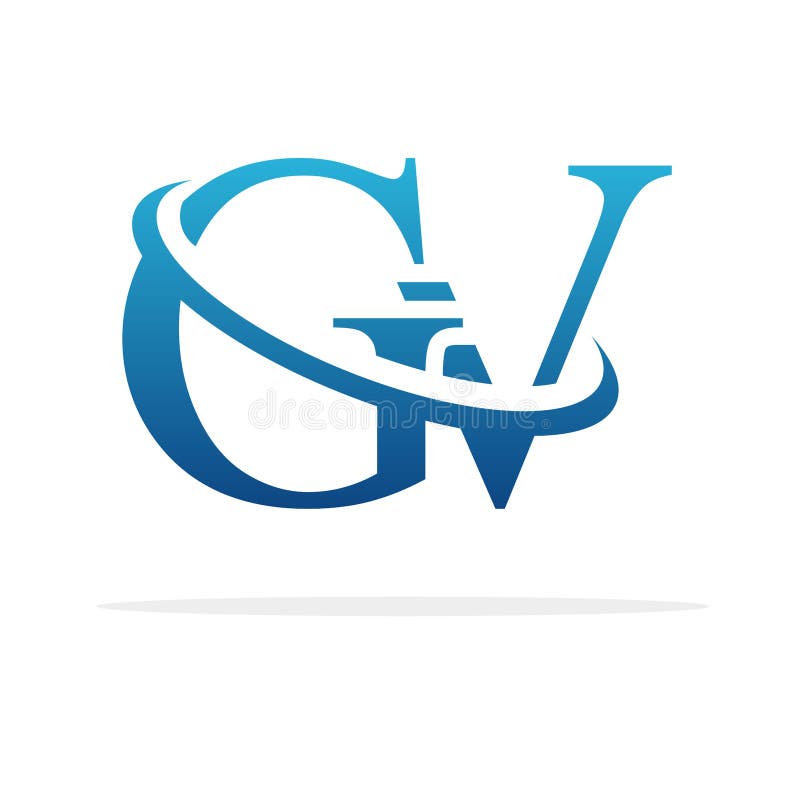 Creative GV Logo Icon Design Stock Vector - Illustration of creative ...