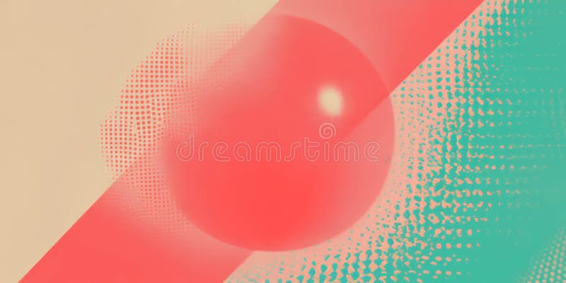 Creative Halftone Texture Design Featuring Circular Forms and Vibrant ...