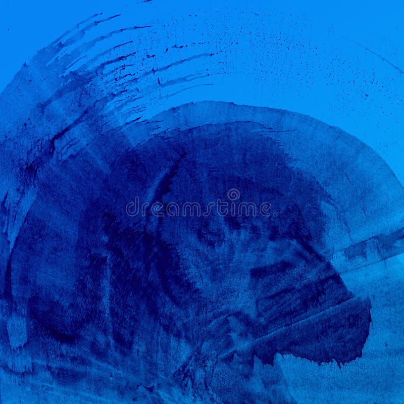 Creative Hand Drawn Blue Magic Web Background, Raster Illustration ...