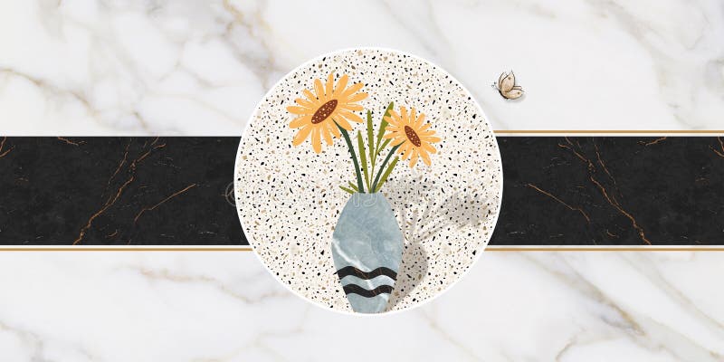 Creative Hand Drawn Dining Table Top Pattern Design, Artistic ...