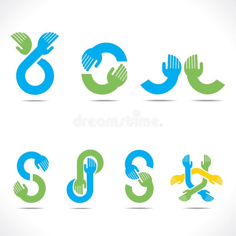 Creative hand icon stock vector. Illustration of brown - 33127390