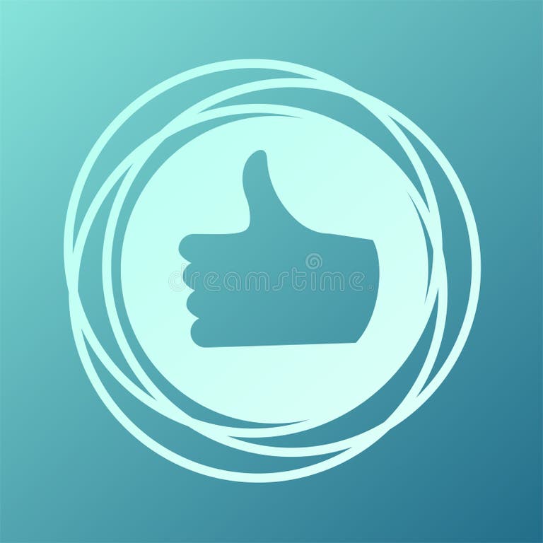 Creative hand illustration stock vector. Illustration of like - 76661872