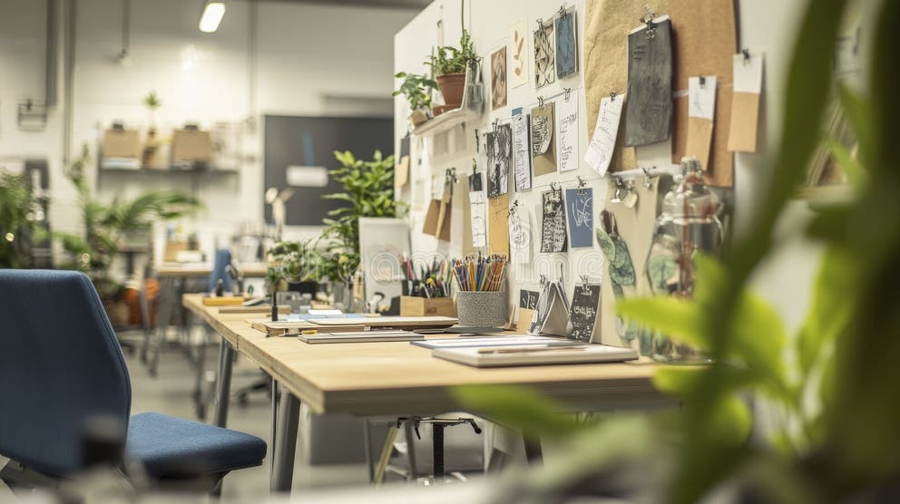 Creative Handmade Design Workshop Modern Studio Visual Content Bright ...