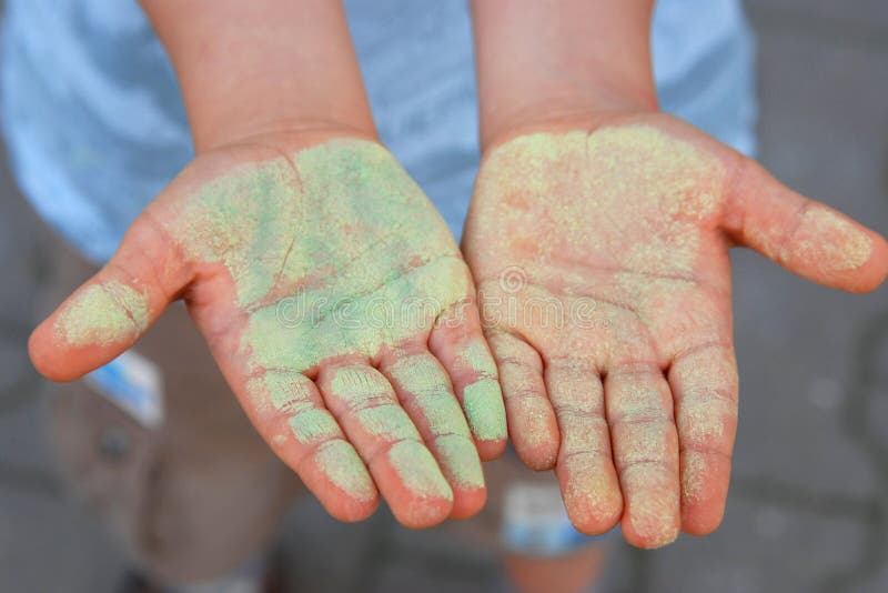 Creative hands stock photo. Image of girl, colorful, create - 4426158