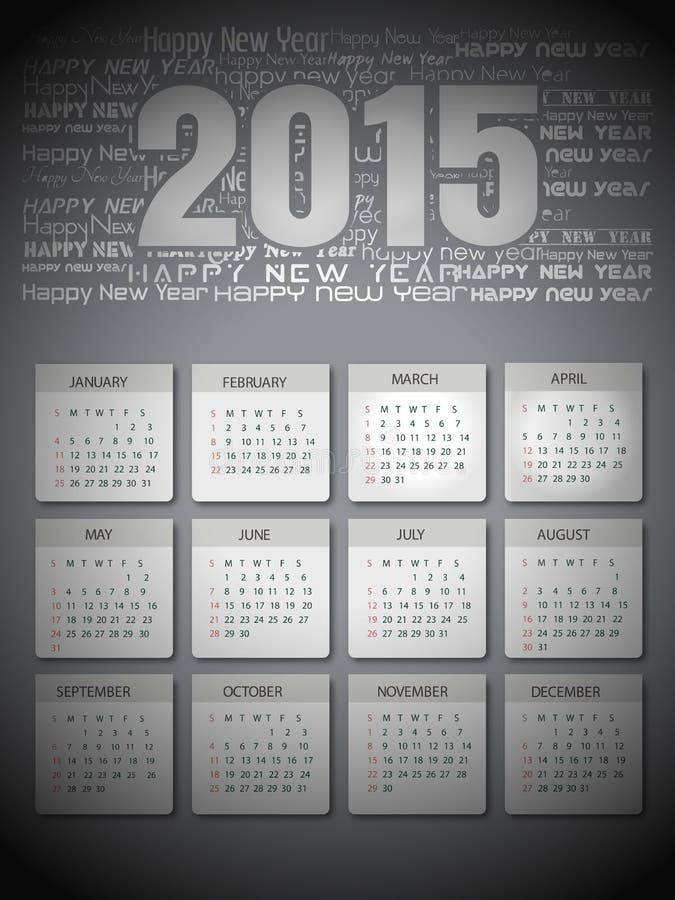 New Date Calander Stock Illustrations – 63 New Date Calander Stock ...