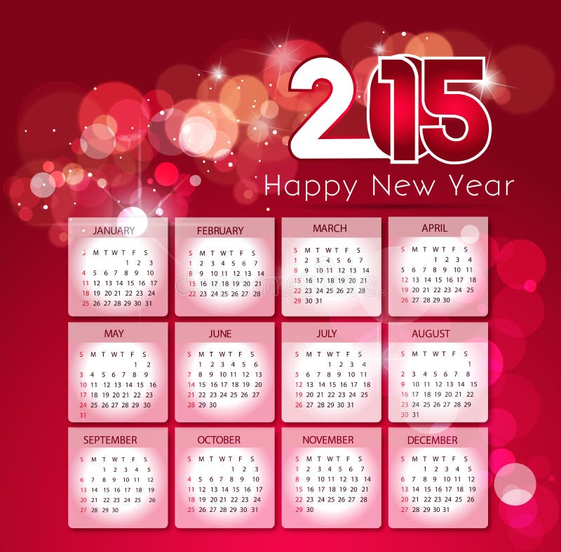 New Date Calander Stock Illustrations – 63 New Date Calander Stock ...