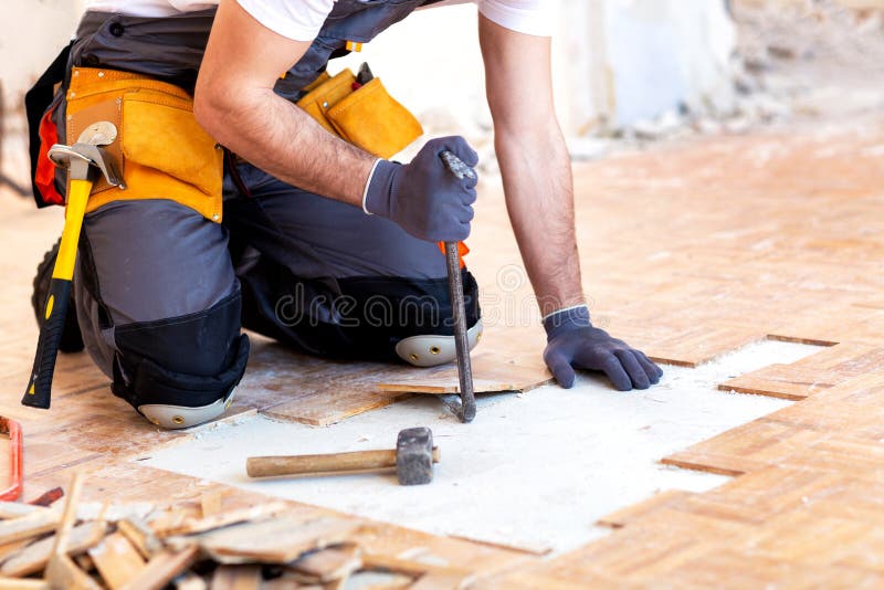 Working handyman stock image. Image of profession, person - 12473143