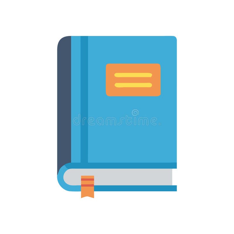 Creative Hardcover Book Icon for Education Stock Vector - Illustration ...