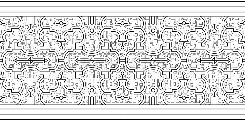Creative Haven Tessellation Shipibo Muster Repeative Pattern Vector ...