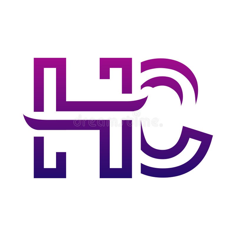 Creative HC Logo Icon Design Stock Vector - Illustration of logo ...