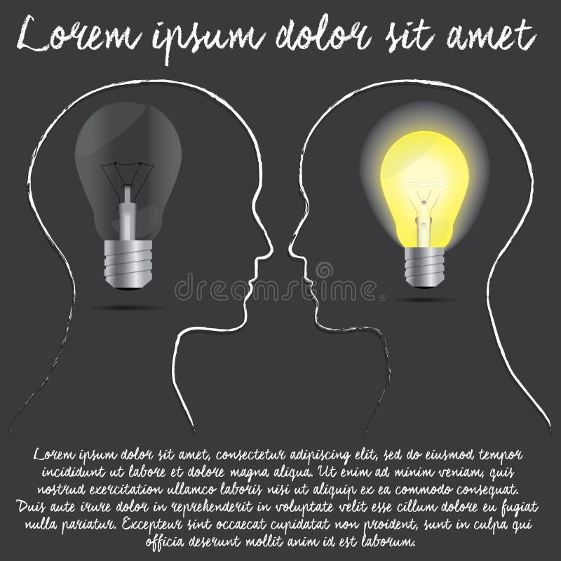 Creative head stock vector. Illustration of brain, imagination - 55917115