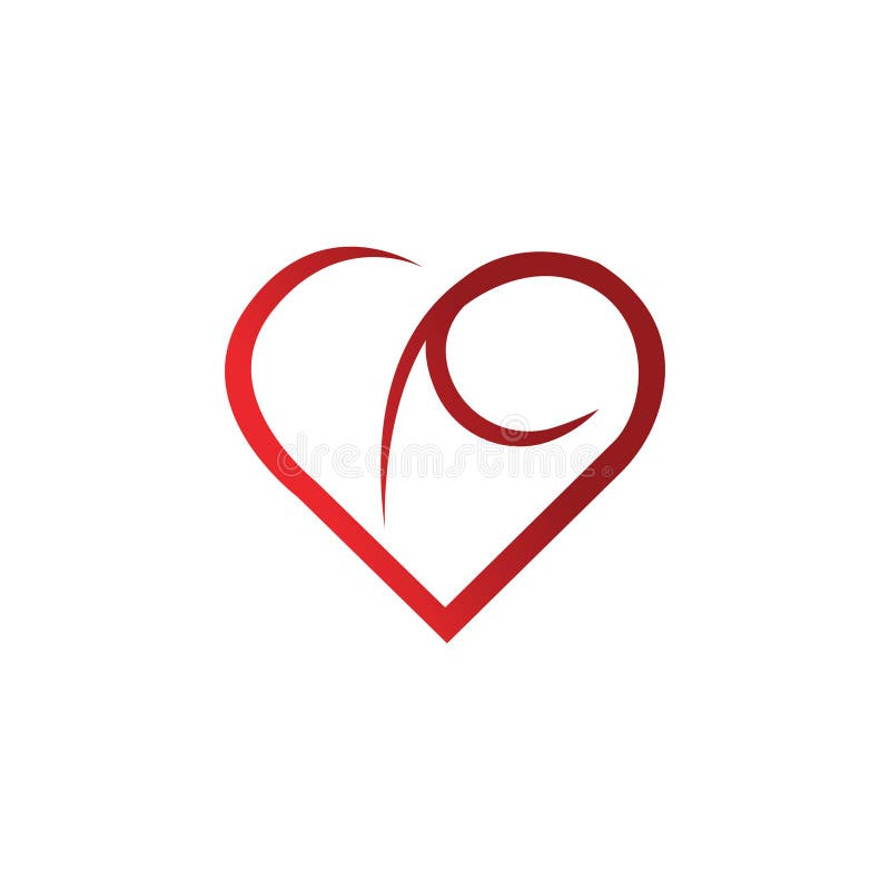 Creative Heart Logo and Symbol Design Vector Template Stock Vector ...