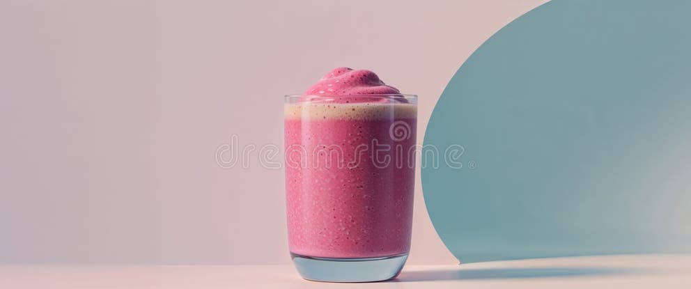 Creative High Contrast Presentation of Smoothie Drinks Stock Image ...