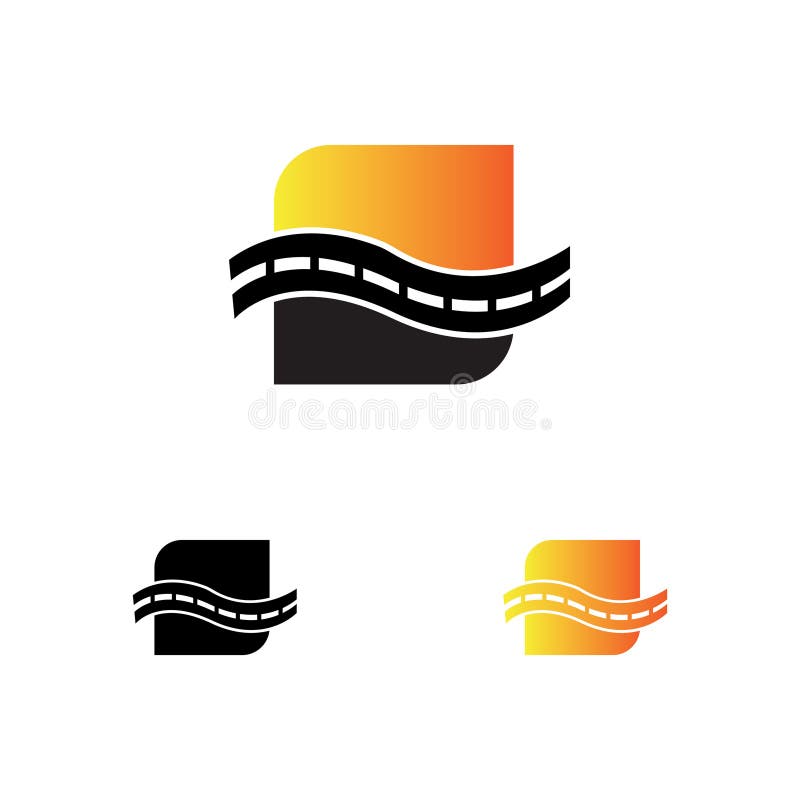 Highway Freeway Road Infrastructure Logo Stock Vector - Illustration of ...