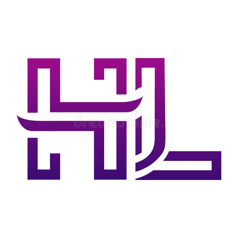 Creative HL Logo Icon Design Stock Vector - Illustration of success ...