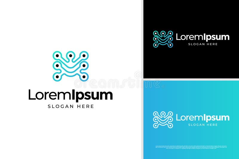 Creative Host Connect Technology Logo Symbol Design Stock Vector ...