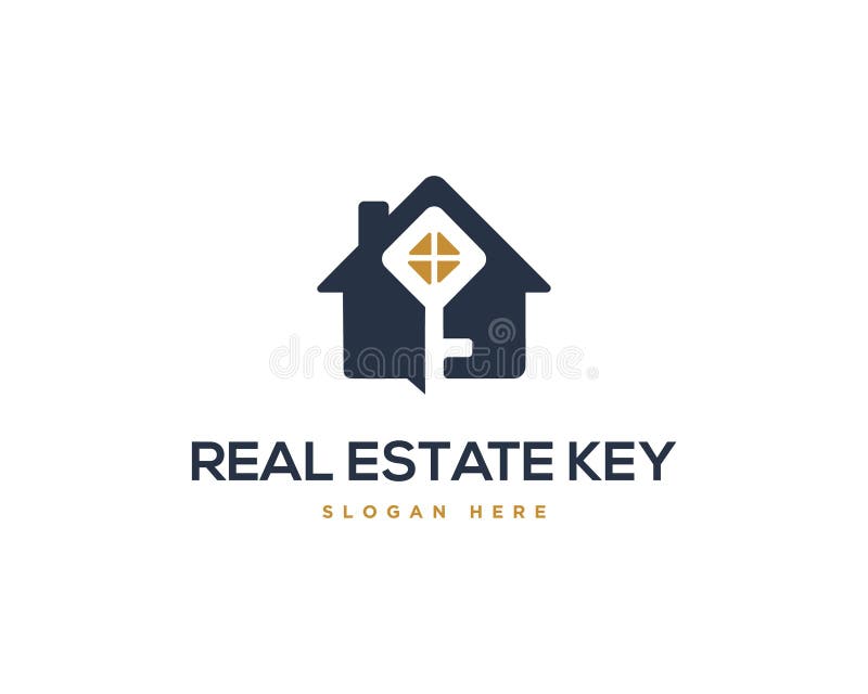 Creative House Rental Logo Design. Stock Vector - Illustration of ...