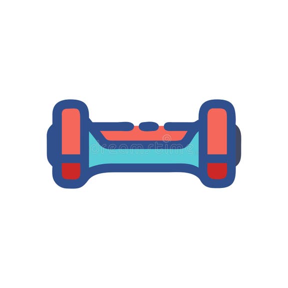 Creative Hoverboard Icon for Recreation Stock Vector - Illustration of ...