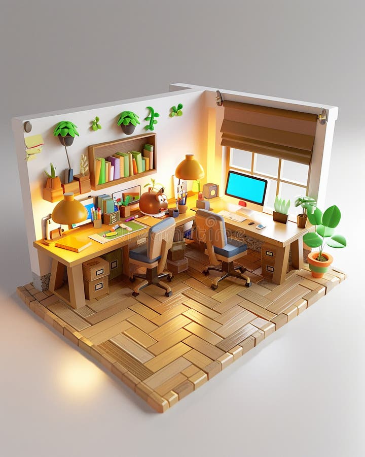 Creative Hub, Modular Design Elements, Artists Collaborating, Warm ...