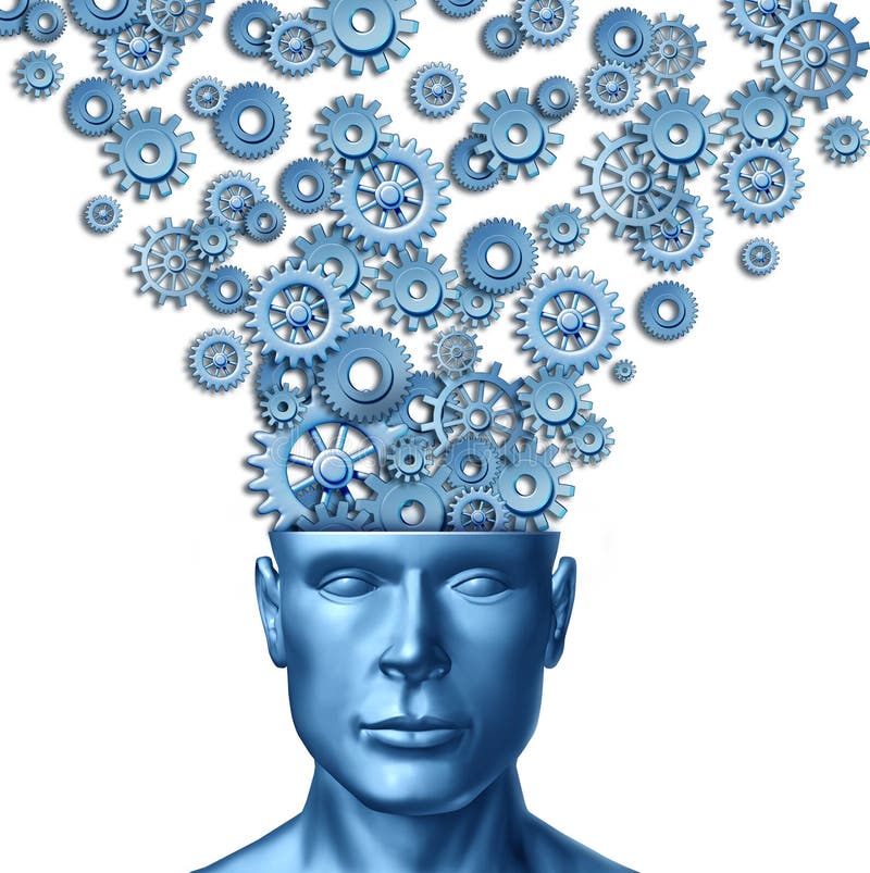 Creative Human stock illustration. Illustration of gears - 23141316