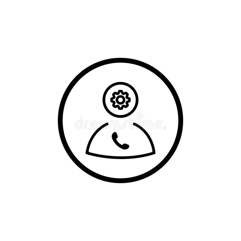 Configuration Icon Vector Isolated On White Background, Logo Con Stock ...