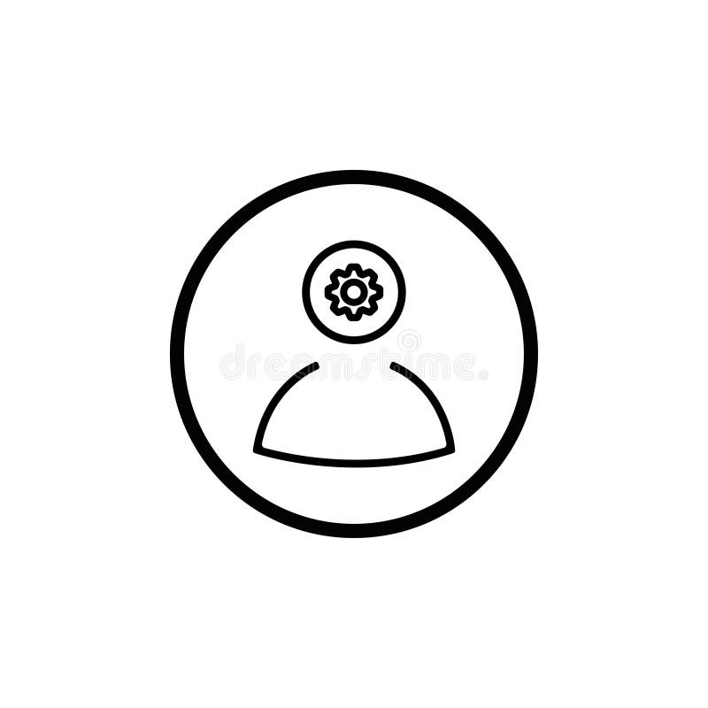 Configuration Icon Vector Isolated On White Background, Logo Con Stock ...