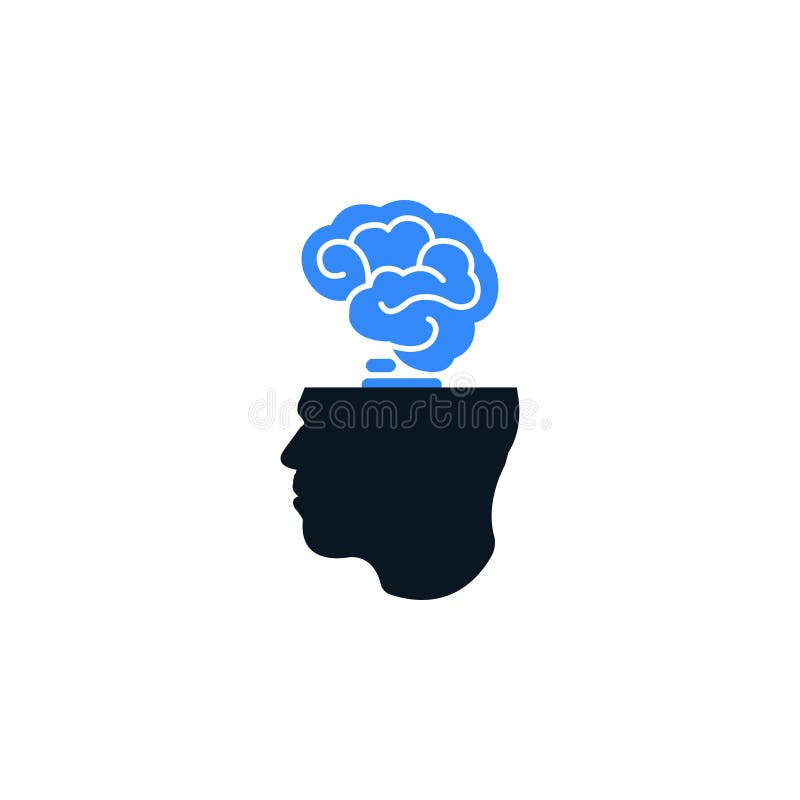 Creative Human Idea Head Icon Stock Vector - Illustration of creative ...