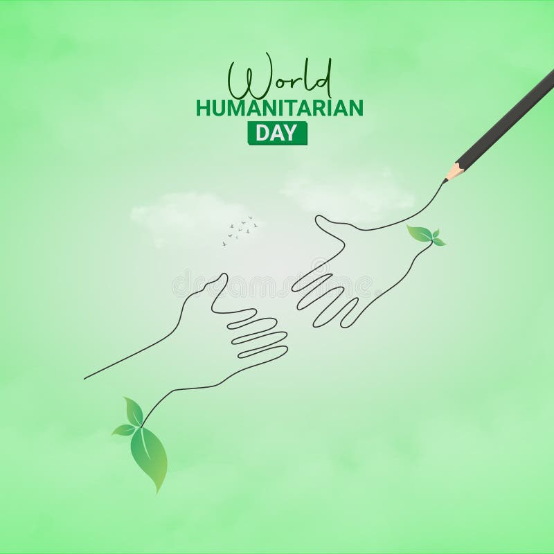 Creative Humanitarian Day Ads Design. Humanitarian Day, Humanitarian ...