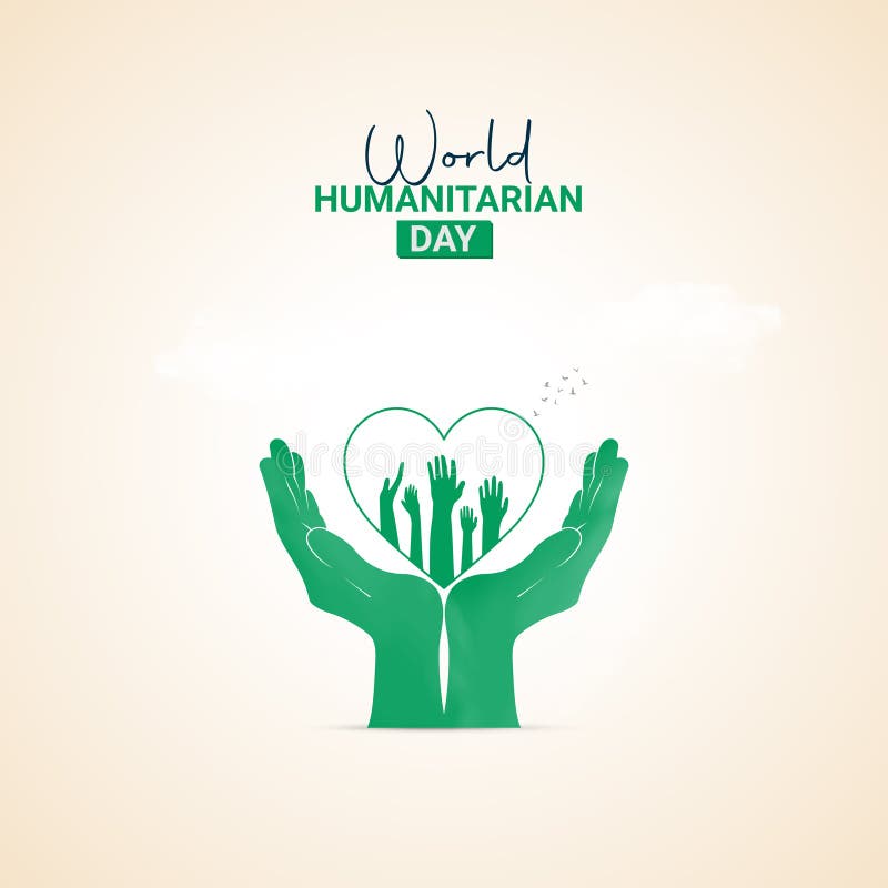 Creative Humanitarian Day Ads Design. Humanitarian Day, Humanitarian ...