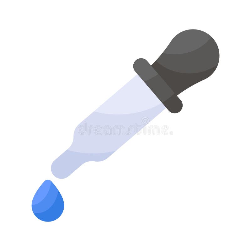 Creative Icon of Dropper, Pipette Dropper, Medicine Dropper Vector ...