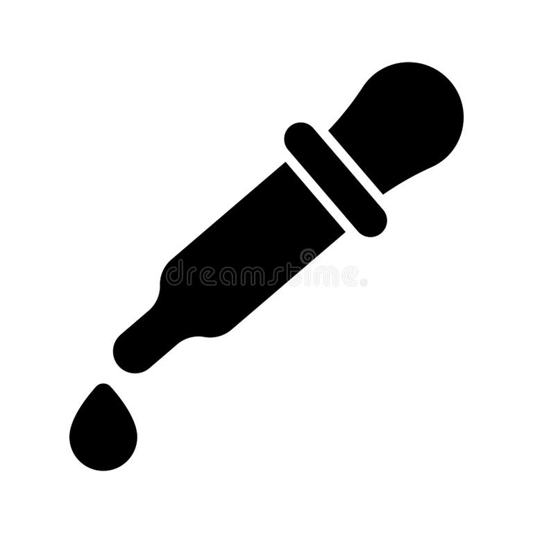 Creative Icon of Dropper, Pipette Dropper, Medicine Dropper Vector ...