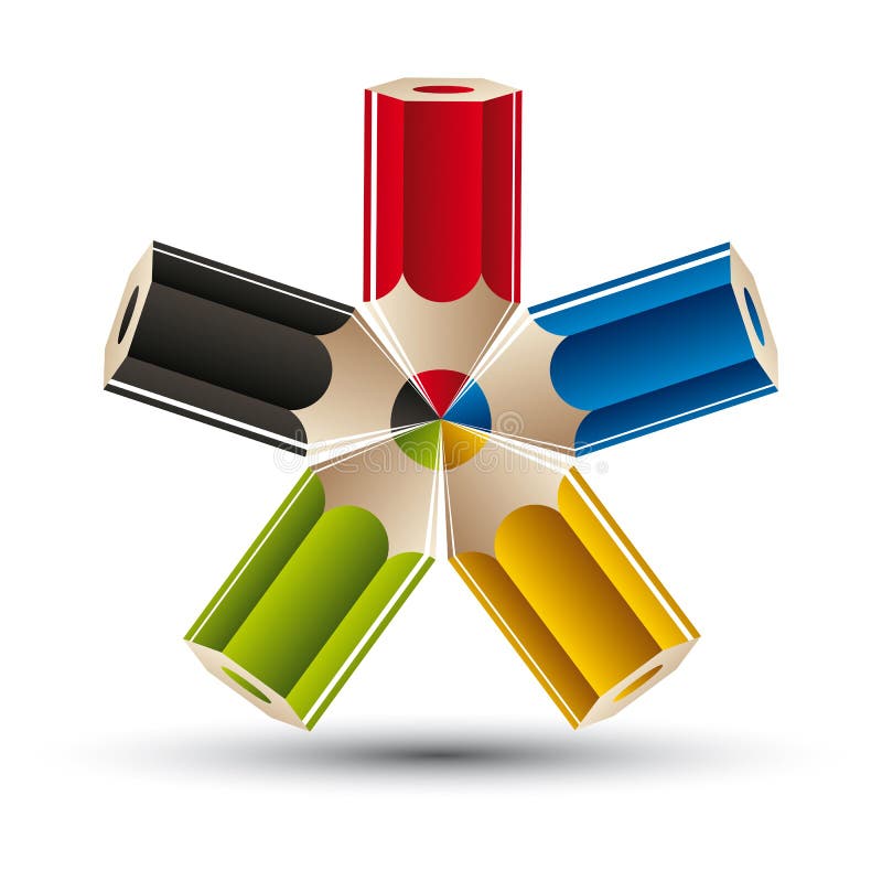 Five Pencils Stock Illustrations – 445 Five Pencils Stock Illustrations ...