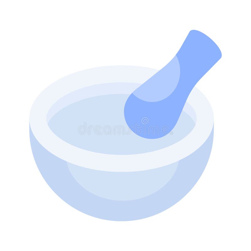 Creative Icon of Mortar Pestle, Vector of Pharmacy Tools for Grinding ...