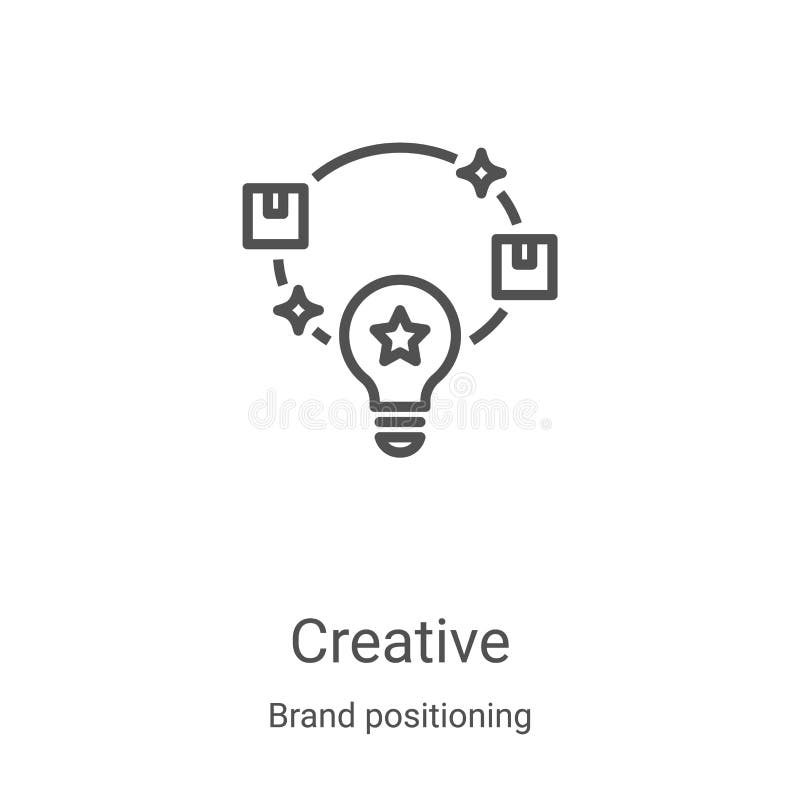 Brand Positioning Icon Vector from Brand Positioning Collection. Thin ...