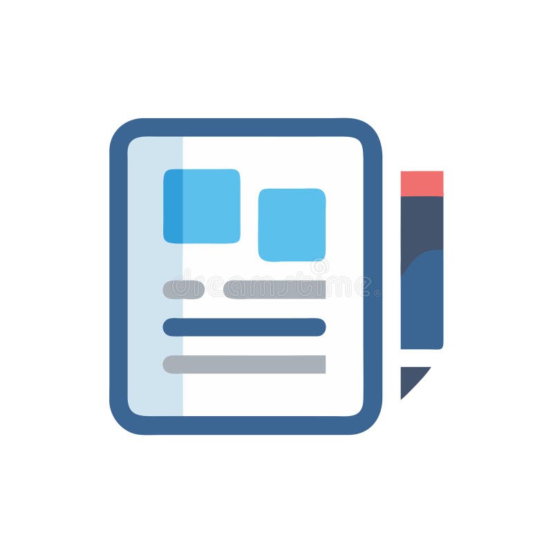 Creative Icons for Publishing and Writing Stock Illustration ...