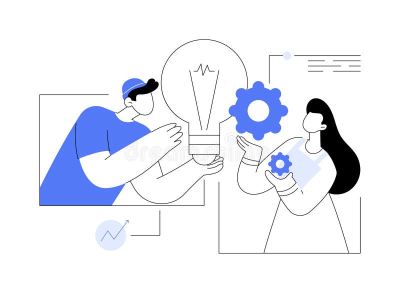 Creative Idea Abstract Concept Vector Illustration. Stock Vector ...