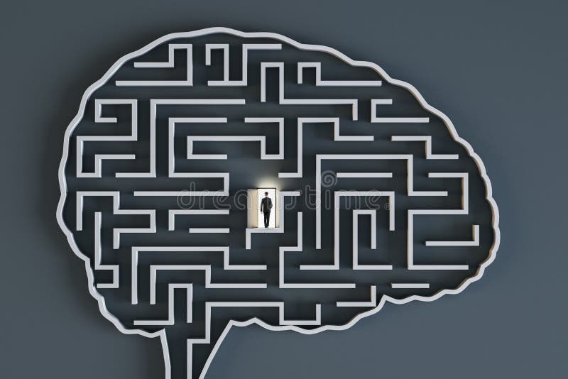 Creative Idea and Artificial Intelligence Concept with Businessman ...