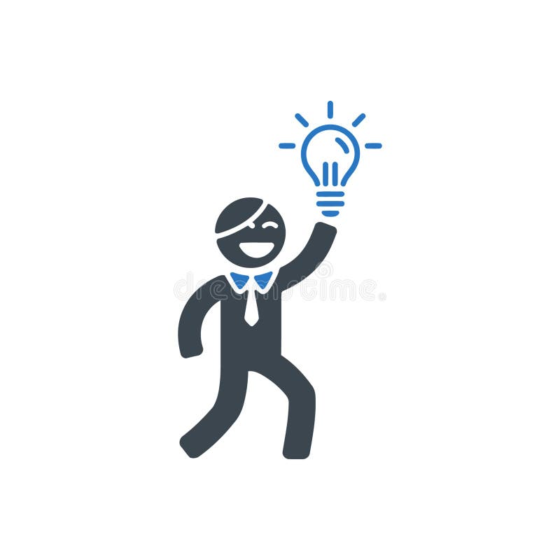 Creative Idea Business Icon Stock Vector - Illustration of inspiration ...