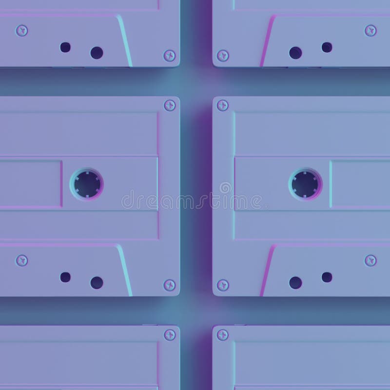 Creative Idea Cassette Tape Minimal Concept. Stock Image - Image of ...