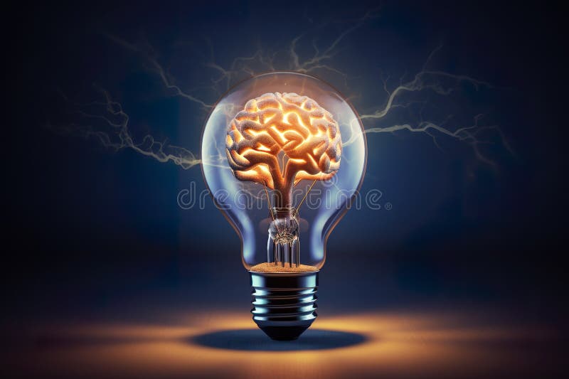 Creative Idea, Creativity and Imagination, Brainstorm with Light Bulb ...