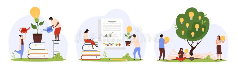 Creative Idea Development, Education and Data Research, Inspiration of ...