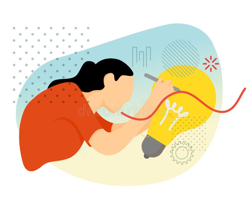 Creative Development Process - Illustration Stock Illustration ...