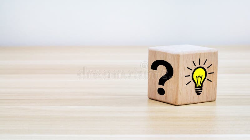 Creative Idea and Finding a Solution To a Problem Concept Stock Photo ...